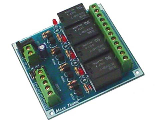 MXA017 4 Channel Relay Card